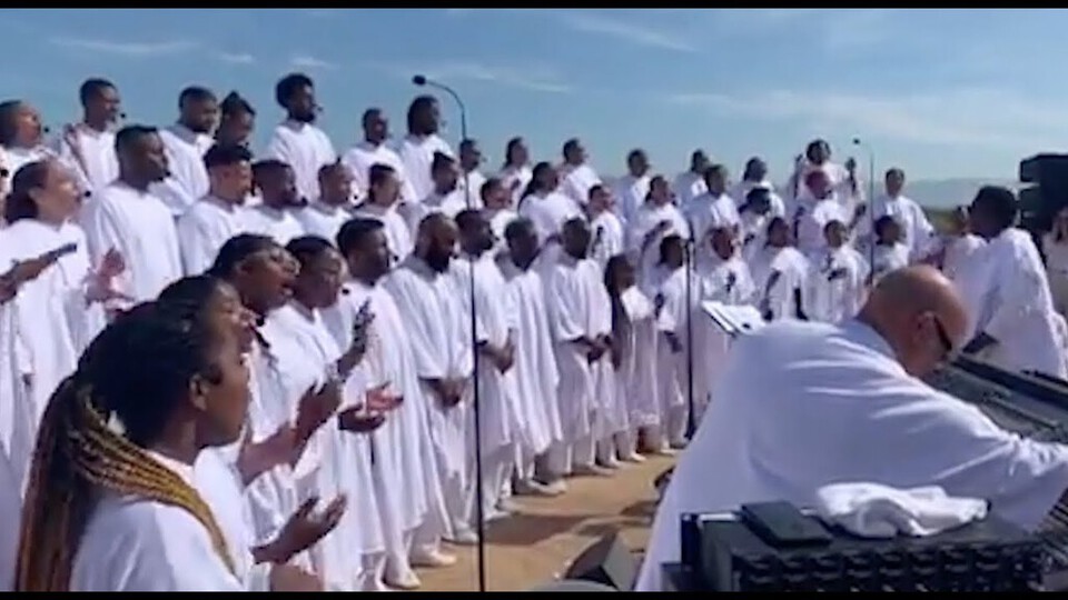 Tune In To Stream Kanye’s “Sunday Service” Coachella Set Right Now