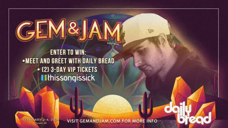 Win 2 VIP Tickets to Gem & Jam, Meet & Greet with Daily Bread